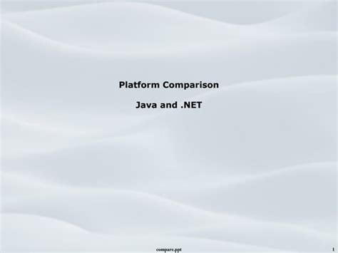 Net Vs Java Which Is Best For Custom Software Developmentpptx