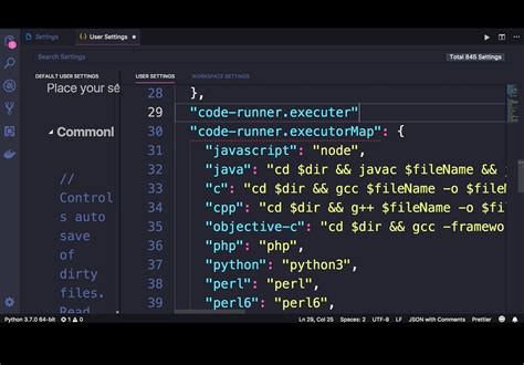Python Course Virtual Environment Settingsjson Python Code With