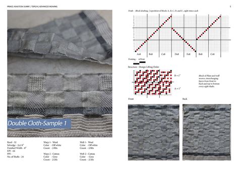 Compound Weave Structures Behance
