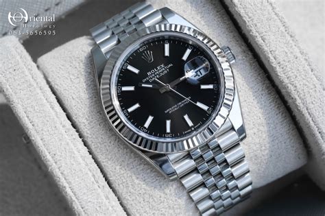 Rolex Datejust 41 Black Dial Oriental Horology