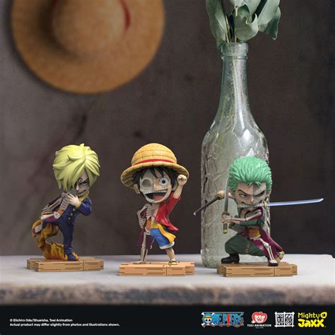 One Piece Freenys Hidden Dissectables Vinyl Figure Luffy Zoro And San
