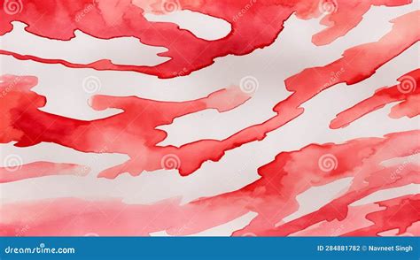 Red Watercolour Background Stock Illustration Illustration Of