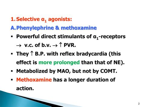 Ppt Non Catecholamines Powerpoint Presentation Free Download Id