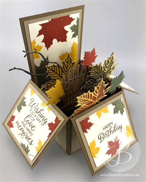 Exploding Box Card Tutorial Let S Celebrate Fall Artofit