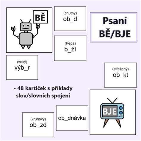 Psaní BĚbje Učitelnice