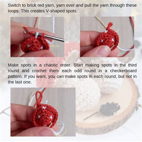 Crochet Mushroom Fly Agaric Pattern Amiguroom Toys