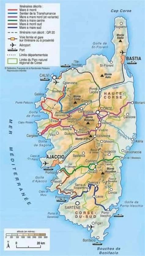 Detailed Maps And Plans Of Corsica