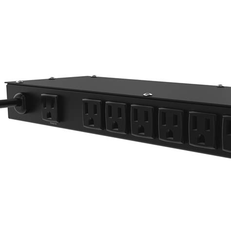 Regleta Horizontal Supresora De Picos 9 Salidas Para Rack Nexxt Energy