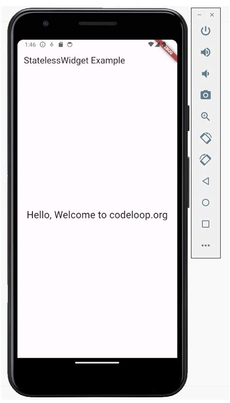 Stateless Widget In Flutter Codeloop