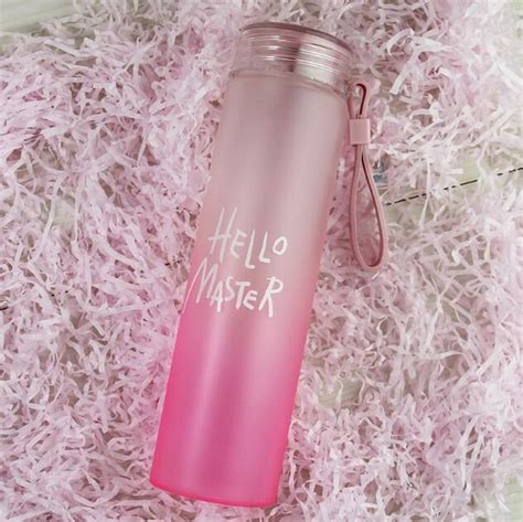 Wholesale Wide Mouth Glass Water Bottle Glass Bottle Frosted Glass