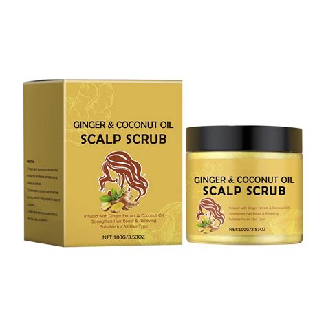 Personal Care On Clearance Scalp Scrub Ginger Scalp Exfoliator