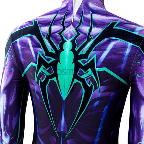 Chasm Ben Reilly Cosplay Costumes The Scarlet Spiderman Jumpsuit