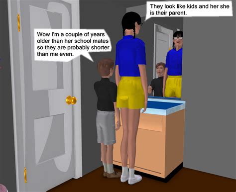 277 Lil Sister Outgrows Big Brother By Vballdude On Deviantart