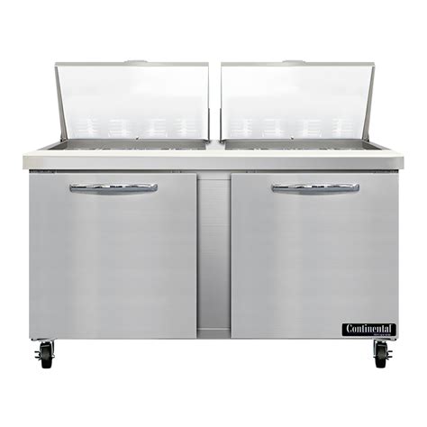Mighty Top Sw60n24m 60 Inch Two Section Refrigerated Sandwich Prep Tab