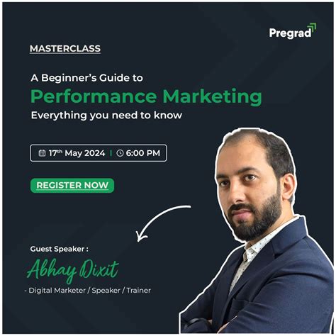 Free Masterclass On Performance Marketing By Abhay Dixit Pregrad