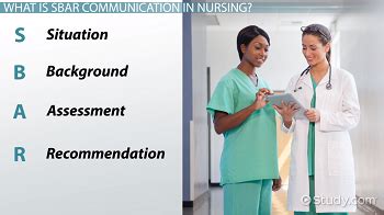 Sbar In Nursing Communication Meaning Format And Examples Lesson