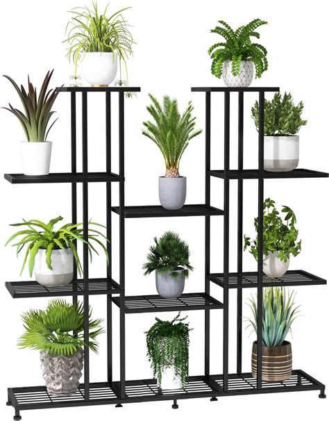 Soporte De Metal Para Plantas 5 Niveles Multifuncional Para Plantas