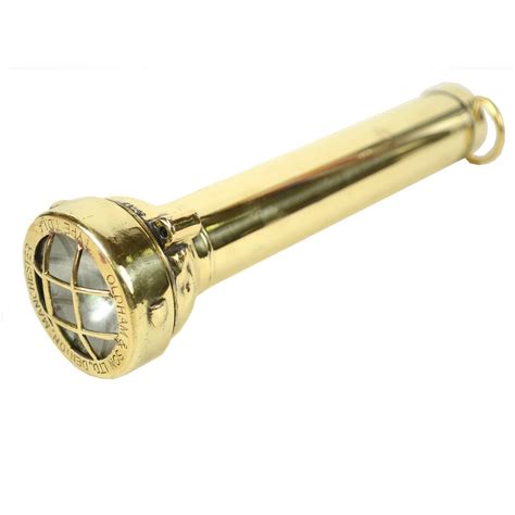 Brass Nautical Flashlight By Oldham And Son Ltd At 1stdibs 1900s