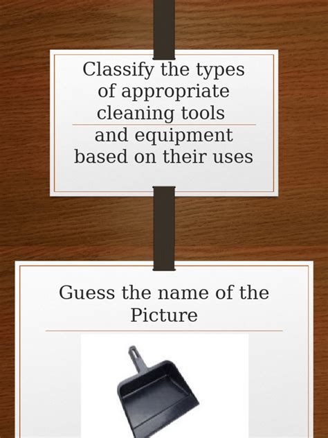 8 Classify The Types Of Appropriate Cleaning Tools Pdf 8 Classify The Types Of Appropriate Cleaning Tools Pdf
