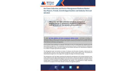 Iiot Data Collection And Device Management Platform Market Iiot Data