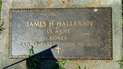 James Henry Jim” Halleran 1932 2006 Memorial Find A Grave