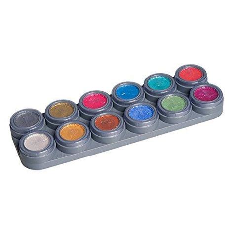 Grimas Pearl Water Makeup Palette 12 Vibrant Colors For Stunning
