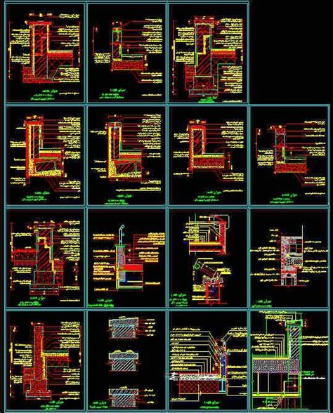 دانلود دیتیل جان پناه و دست انداز جزییات اجرایی اتوکد جانپناه Artofit