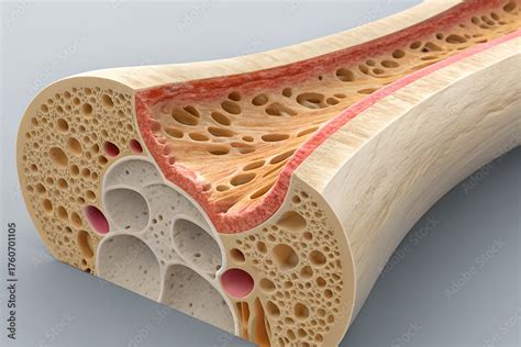 ภาพประกอบ Stock Explore The Anatomy Of Bone Structure With A Detailed
