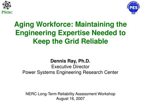 Ppt Aging Workforce Maintaining The Engineering Expertise Needed To