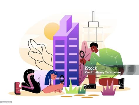 Vetores De Pessoa Espionando E Observando E Mais Imagens De Adulto