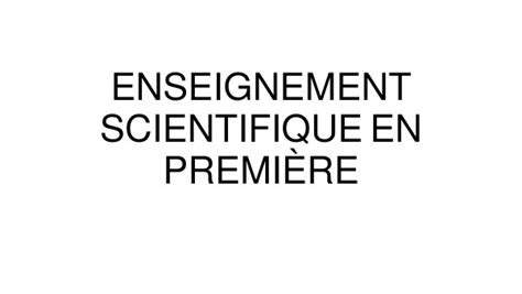 Enseignement Scientifique 1re Genially