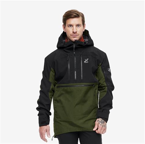 Outdoor Anorak Heren Forest Green