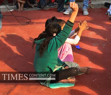 Protest Against Caa Nrc News Photo Two Young Girls At P