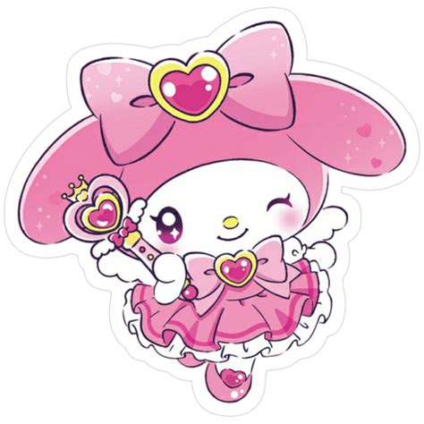 My Melody Magician Sticker Walpaper Hello Kitty Hello Kitty Drawing
