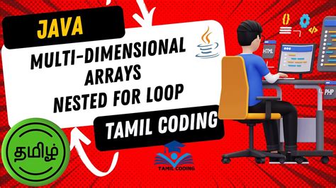 🔥 Multi Dimensional Arrays In Java 🚀 For Loop Usage 🔄 Tamil Coding