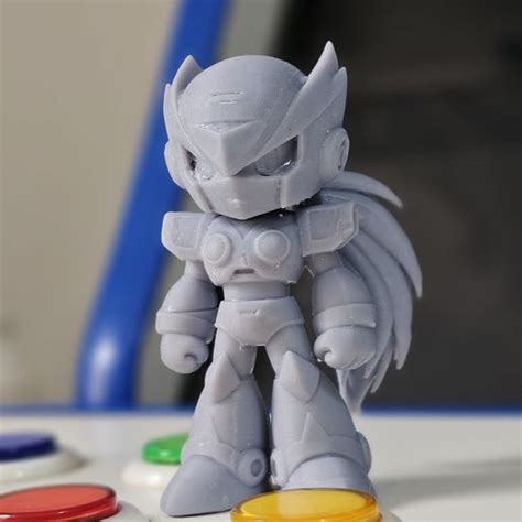 👨 Zero Chibi Mega Man X・3d Print With The Creality Ld 002h 3d Printer