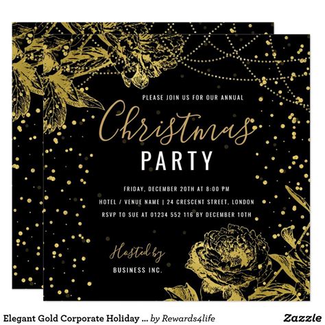 Company Holiday Party Invitation Template