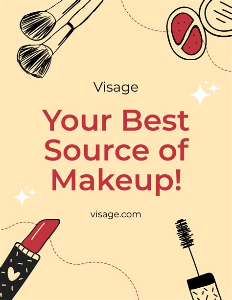 Makeup Flyer Template Edit Online And Download Example