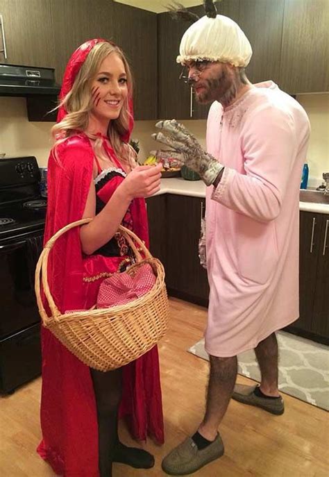 Little Red Riding Hood And Wolf Halloween Costume Contest At Costume