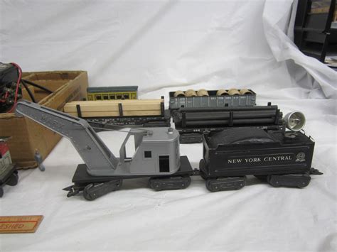 Marx Train Set With 666 Locomotive And Tender With Light
