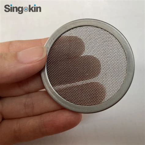 Multiple Sizes 304 Stainless Steel Mesh Filter Disc Round Shape Wire