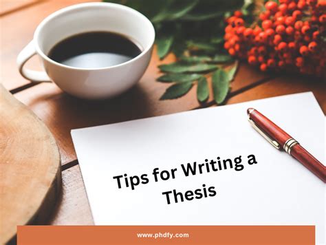 Tips For Writing A Thesis