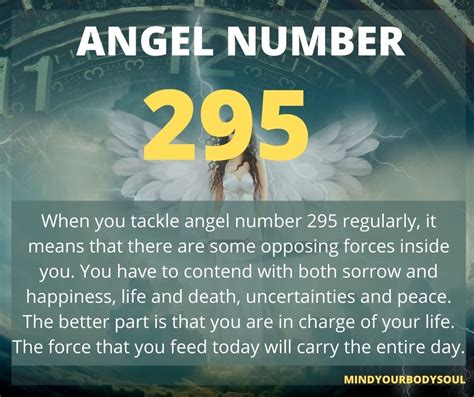 295 Angel Number Meaning And Symbolism Mind Your Body Soul
