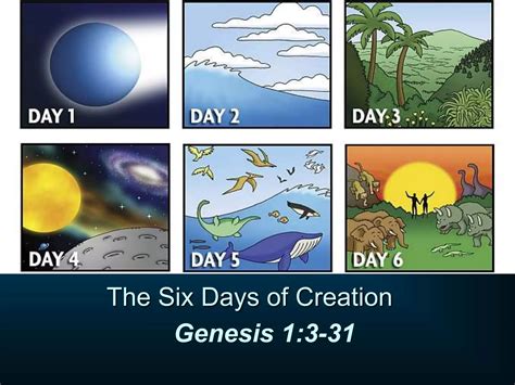 Genesis 01 Six Days Of Creation Ppt