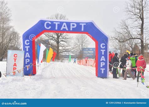 All Russian Mass Ski Race Skiing Russia 2019 Editorial Photo Image Of