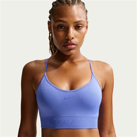 Buy Nike Pro Seamless Womens Light Support Padded Sports Bra