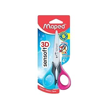 Scissors School Maped Pulse Left Handed Scissors 13cm Blunt Tip