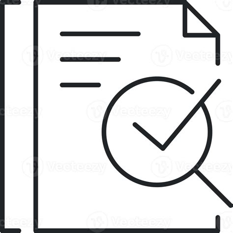 Document Check Icon 24818722 Png