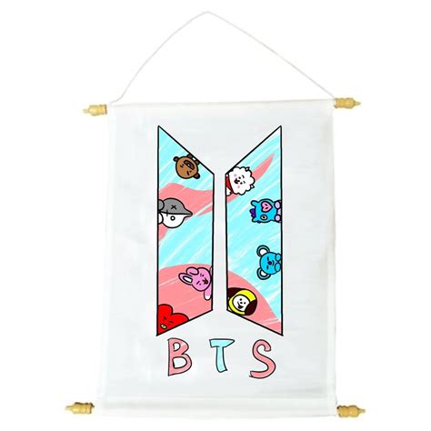 Poster Personalizat Bts Bt21 Logo Kpop 36 X 55 Cm Emag Ro