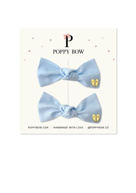 Poppy Bow Premium Lovette Set Macaroon